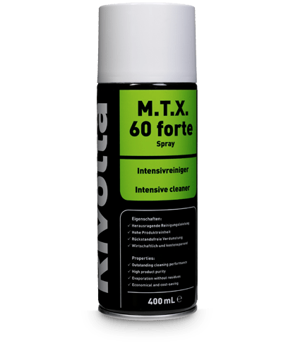 Reinigung in kohlenwasserstoffbasierten Systemen RIVOLTA M.T.X. 60 forte